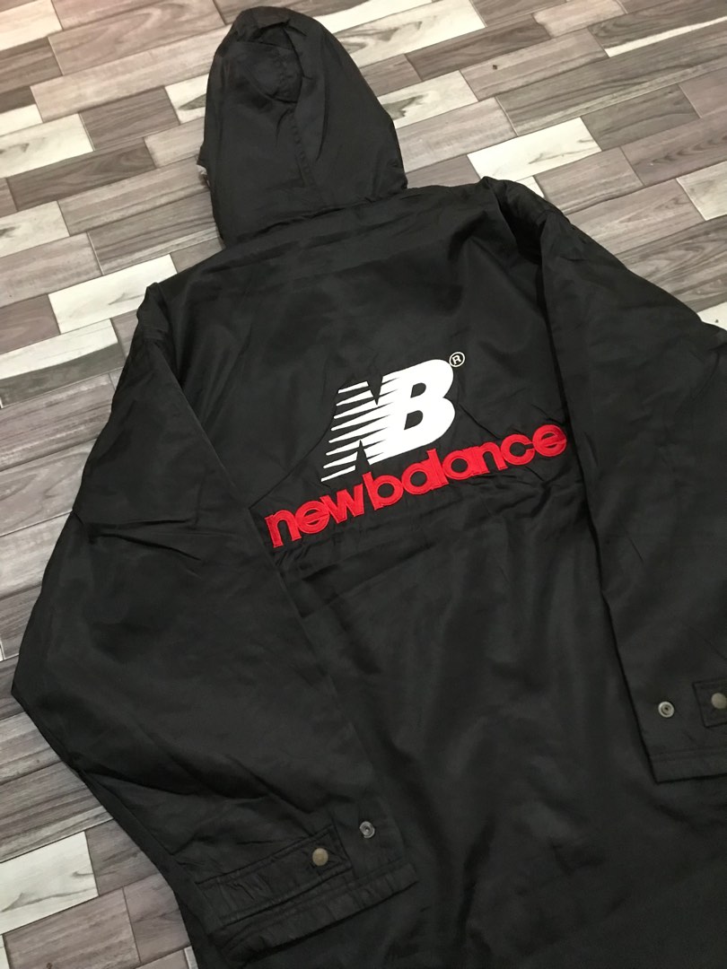New Balance NB Long Jacket Big Logo -R13, Men's Fashion, Coats, Jackets ...