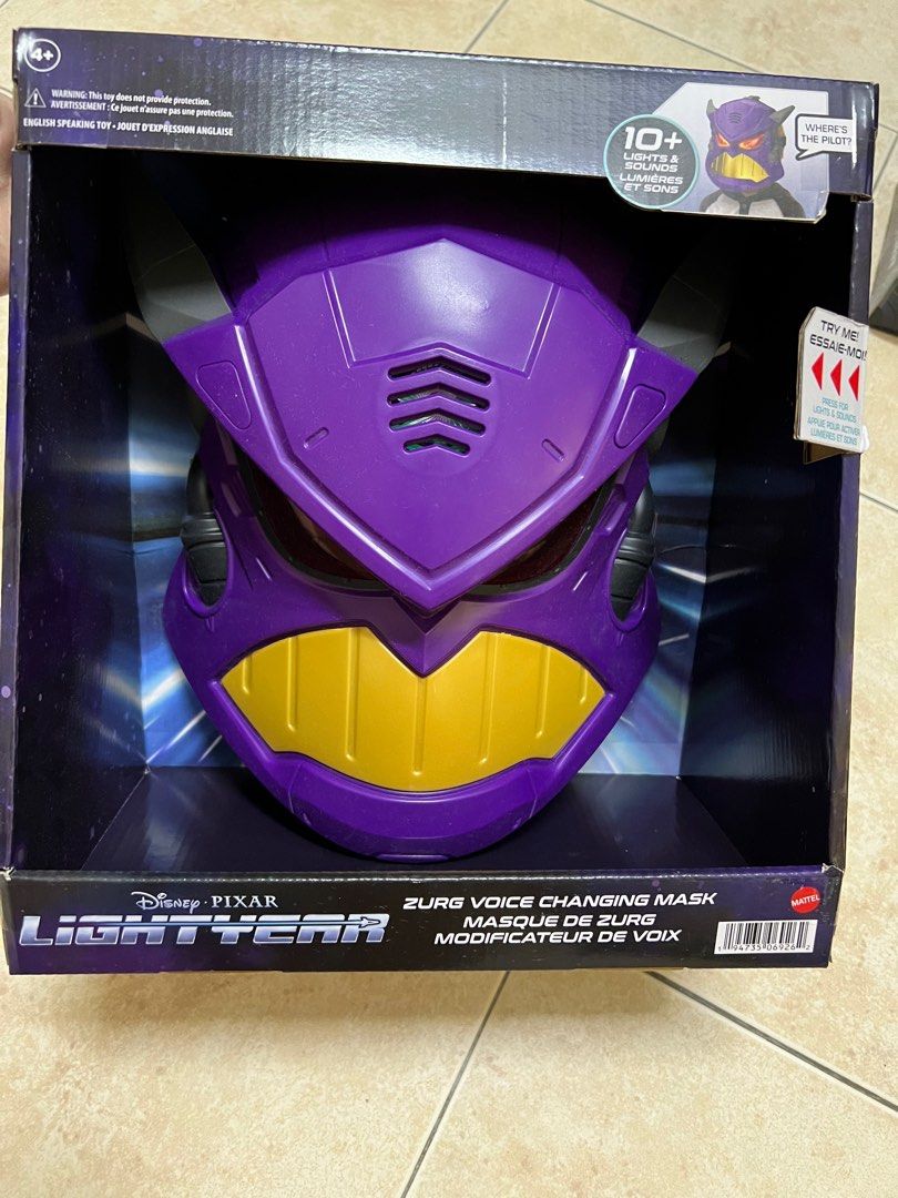 [New] Lightyear Zurg Voice Changing Mask Disney Pixar Mattel Toy ...