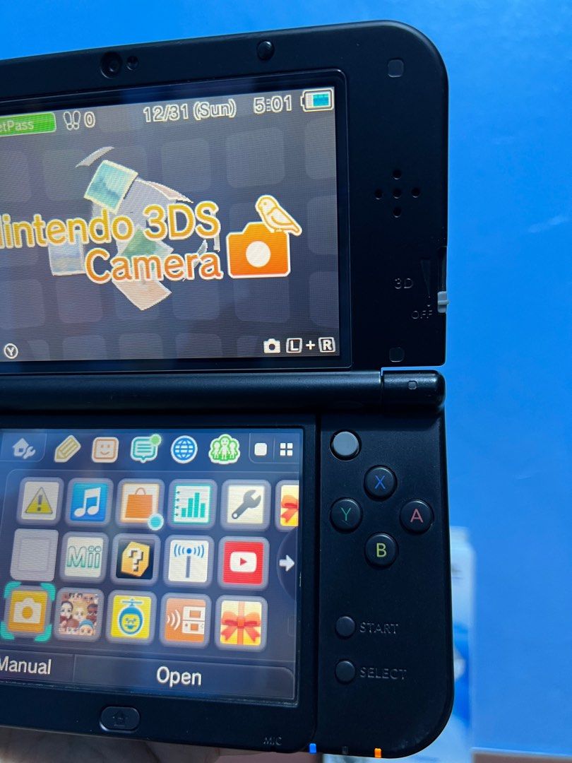 New Nintendo 3DS XL Solgaleo Lunala Black Edition (IPS Top Screen, Non Cfw & US Version), Video ...