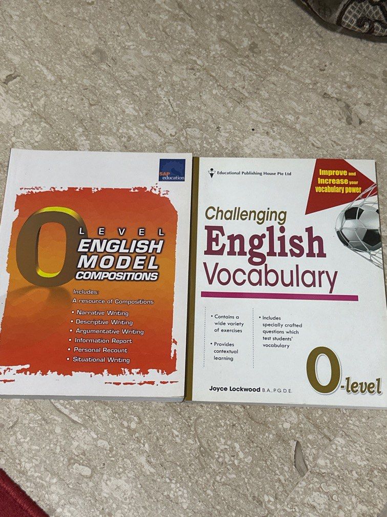 O Level English Compo and Vocab Books, Hobbies & Toys, Books ...