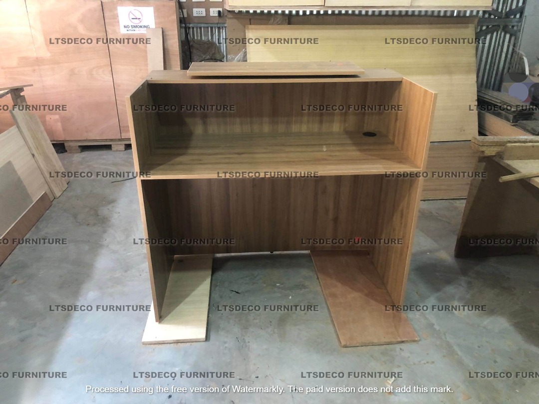 OFFICE TABLE WITH COUNTER TOP l OFFICE PARTITIONS, Furniture & Home ...