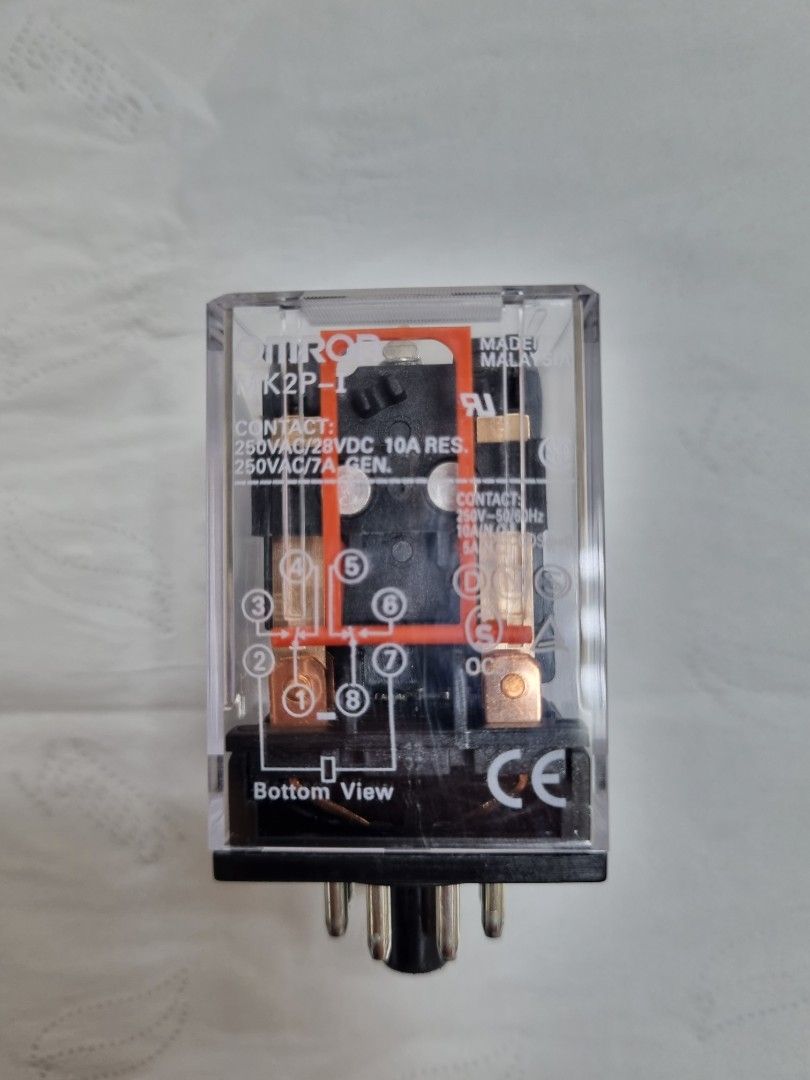 Omron Relay, MK2P-I, DC12V, TV & Home Appliances, Electrical, Adaptors ...