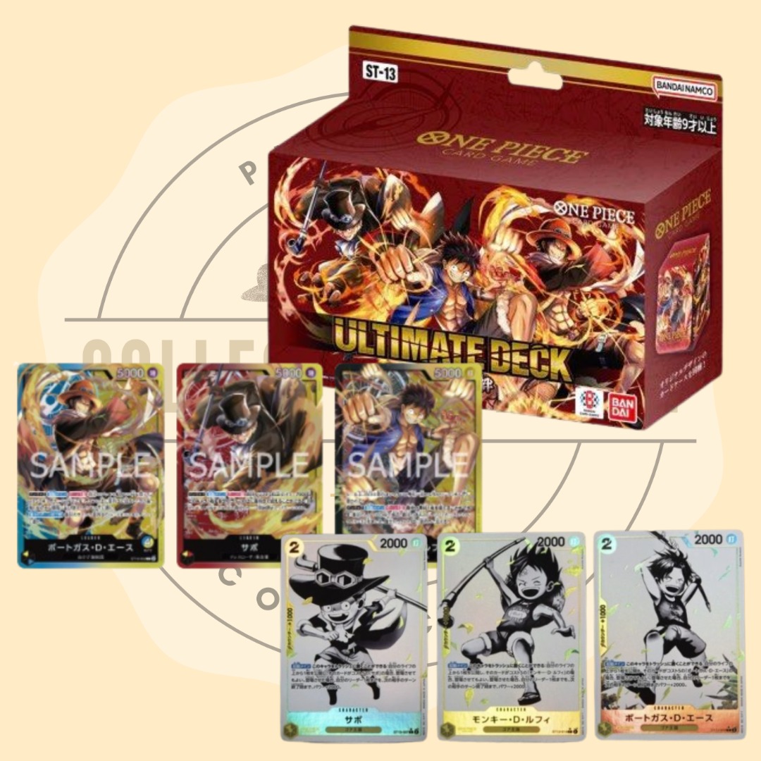 (Instock) One Piece TCG OPTCG Starter Deck ST-13 The Three Brothers ...
