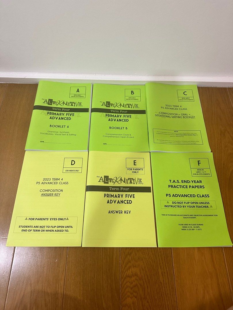 P5 primary 5 TAS the alternative story advanced class term 4 full set year 2023, Hobbies & Toys ...