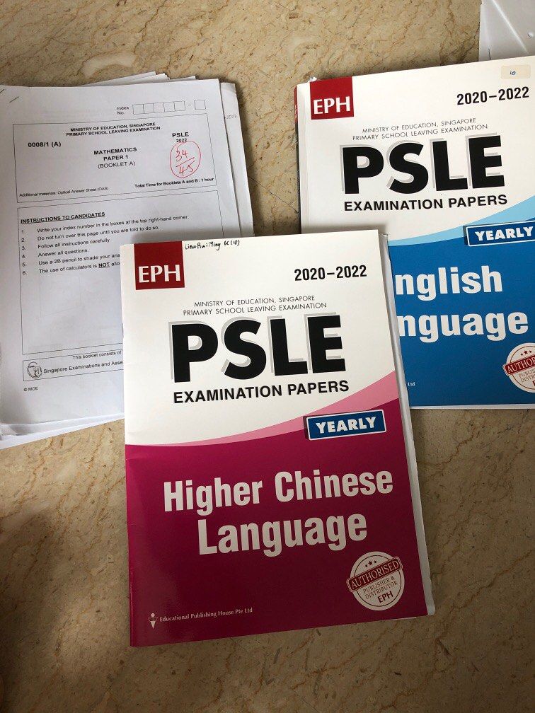 Past year PSLE papers, Hobbies & Toys, Books & Magazines, Assessment ...