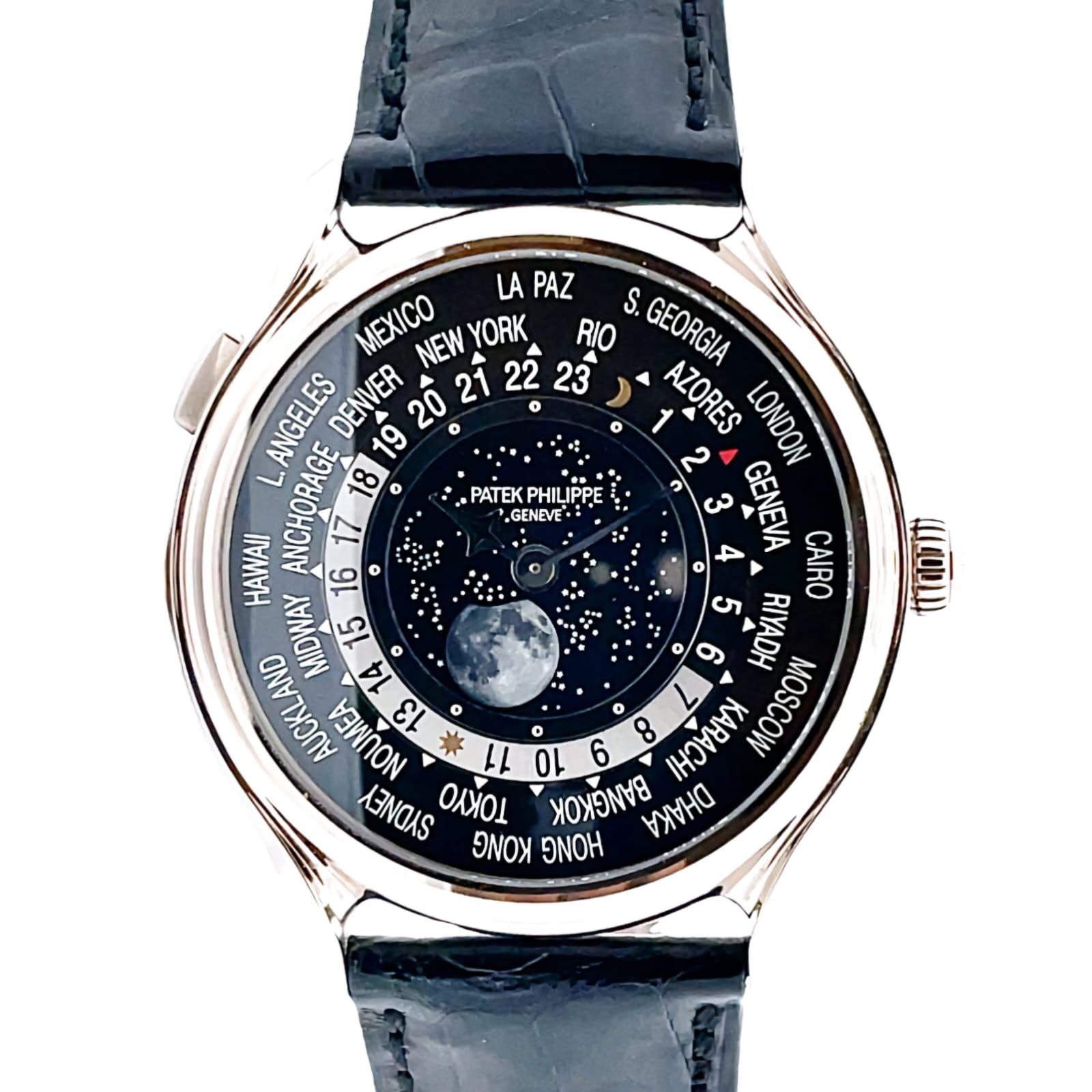 Patek Philippe 175th Anniversary World Time Moonphase White Gold Limited 1300pcs, Luxury ...