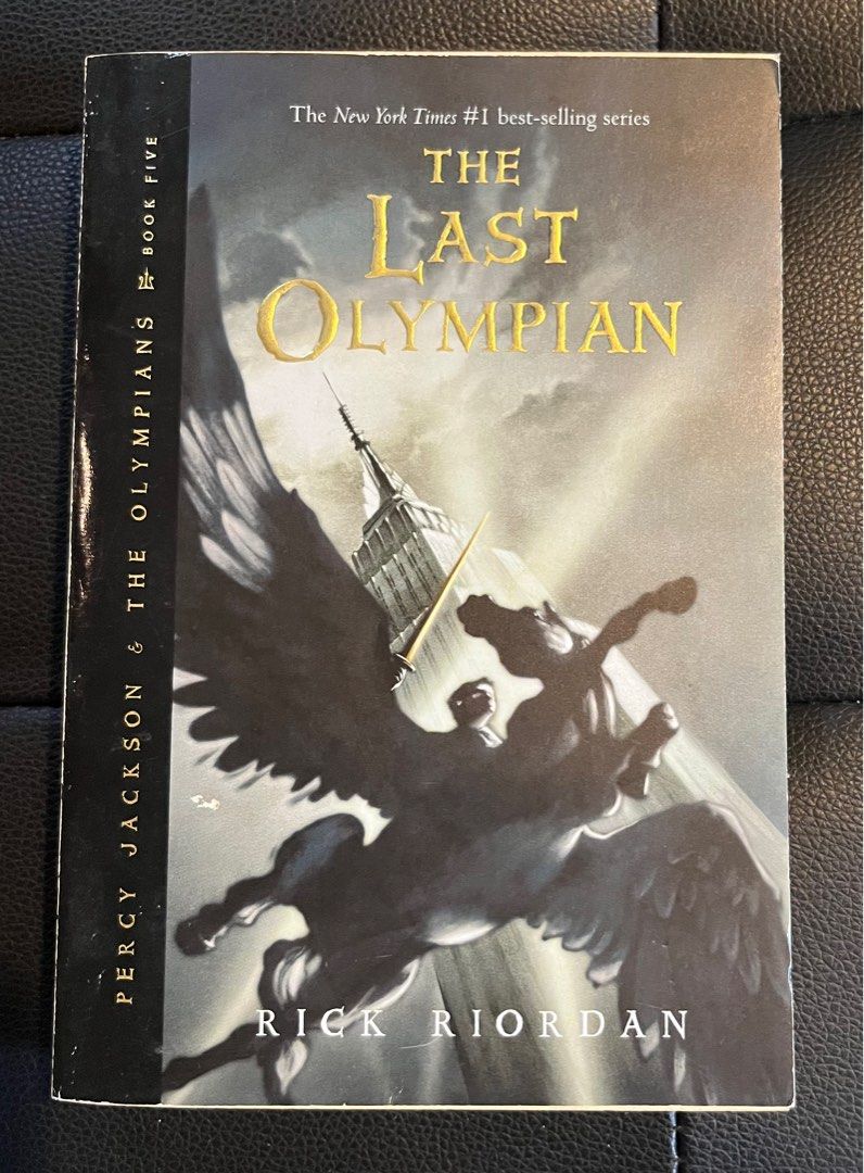 Percy Jackson The last Olympian - Rick Riordan, Hobbies & Toys, Books ...