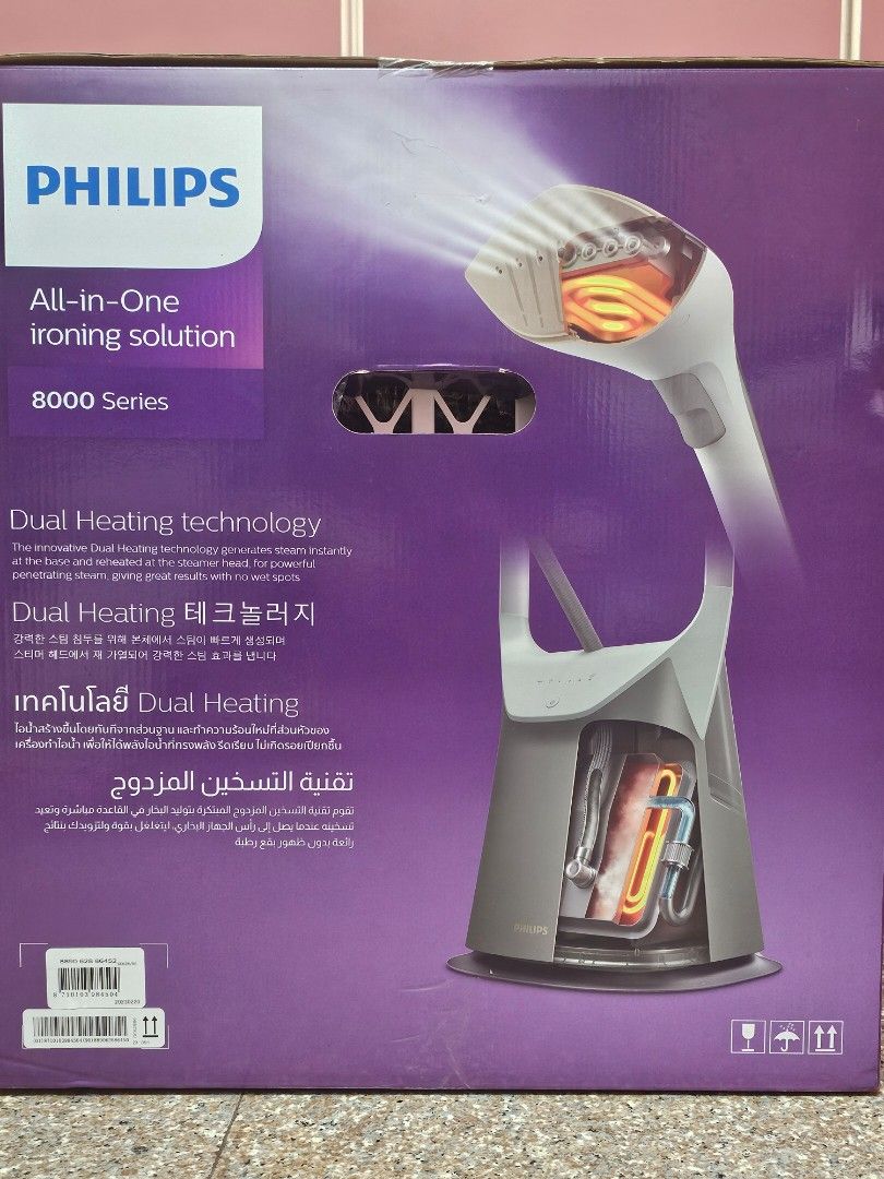 Philips All-in-One Iron Stand Steamer GC628, TV & Home Appliances ...