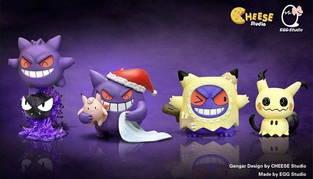 [PO] Cheese X Egg Studio - Pokemon Gengar Christmas Version - StatuesGK ...