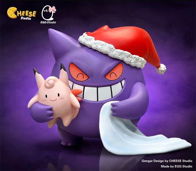 [PO] Cheese X Egg Studio - Pokemon Gengar Christmas Version - StatuesGK ...