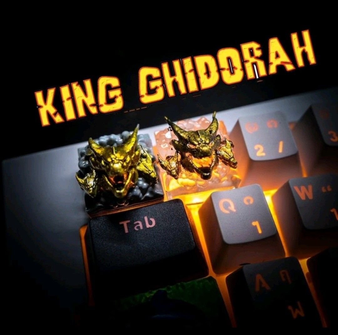 [PO] Godzilla King Kong Mecha godzilla king ghidorah artisan keyboard ...