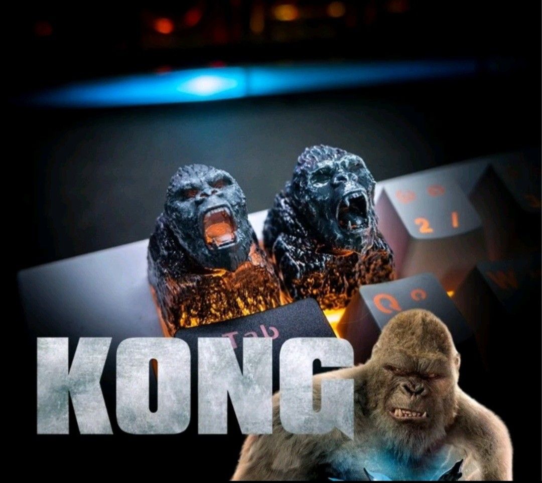 [PO] Godzilla King Kong Mecha godzilla king ghidorah artisan keyboard ...