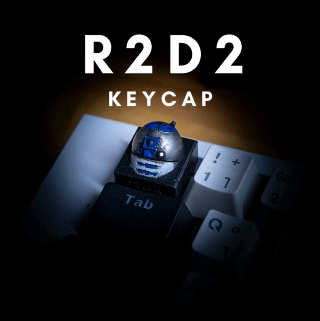 [PO] Starwars R2D2 artisan keycap, Computers & Tech, Parts ...