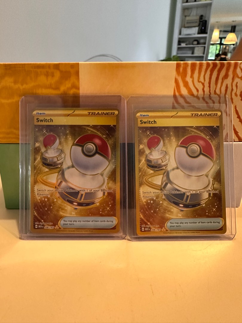 Pokemon 151 gold switch, Hobbies & Toys, Toys & Games on Carousell