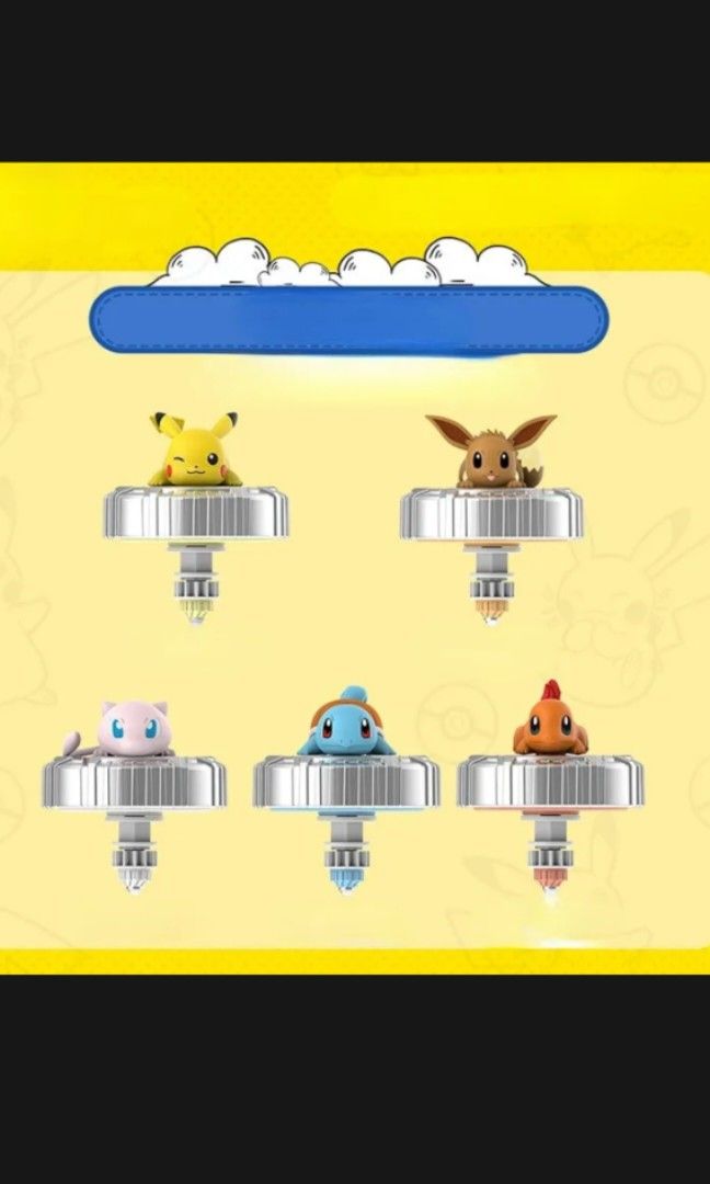 Popmart Pokemon - pikachu beyblade, Hobbies & Toys, Toys & Games on ...