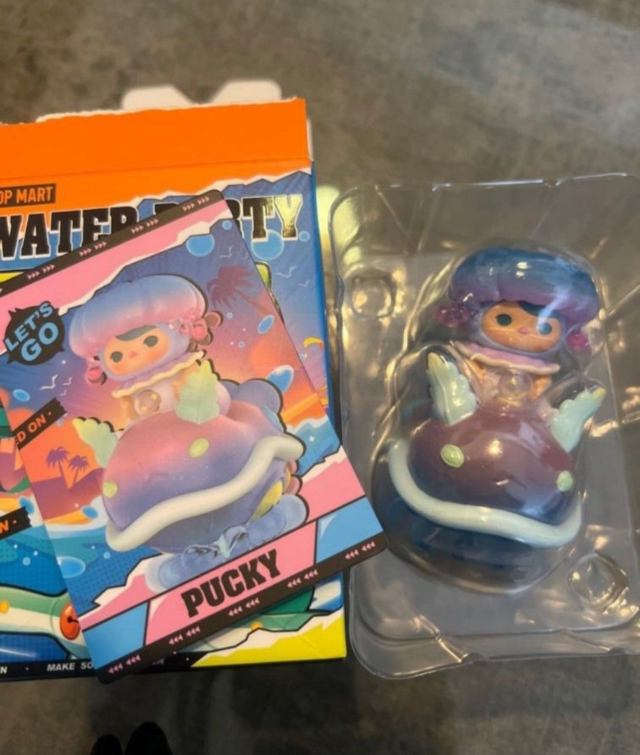 Popmart Water party Pucky, Hobbies & Toys, Toys & Games on Carousell