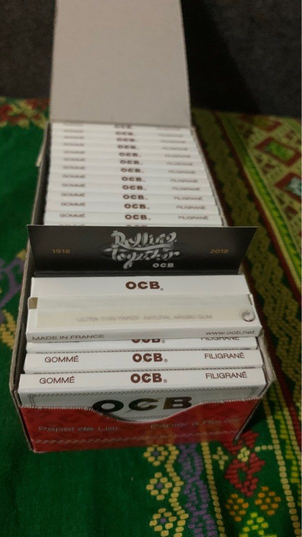 Premium rolling papers ocb raw manila pick up or meet up, Hobbies ...