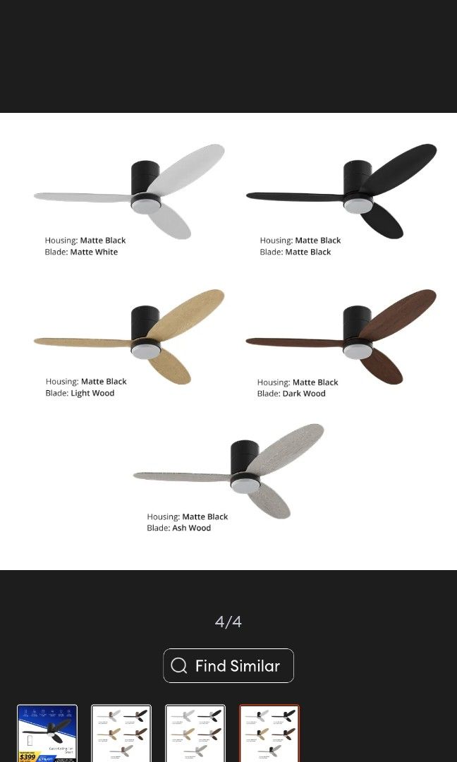 Prism+ Standard Ceiling Fan (not KDK, Fanco), Furniture & Home Living ...