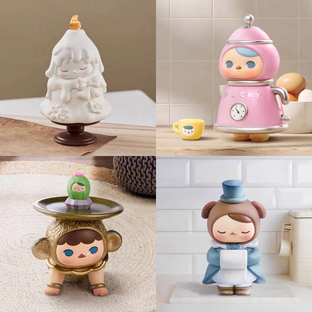PUCKY HOME TIME SERIES POPMART / FULL SET / SINGLE BLIND BOX / ABLE TO ...