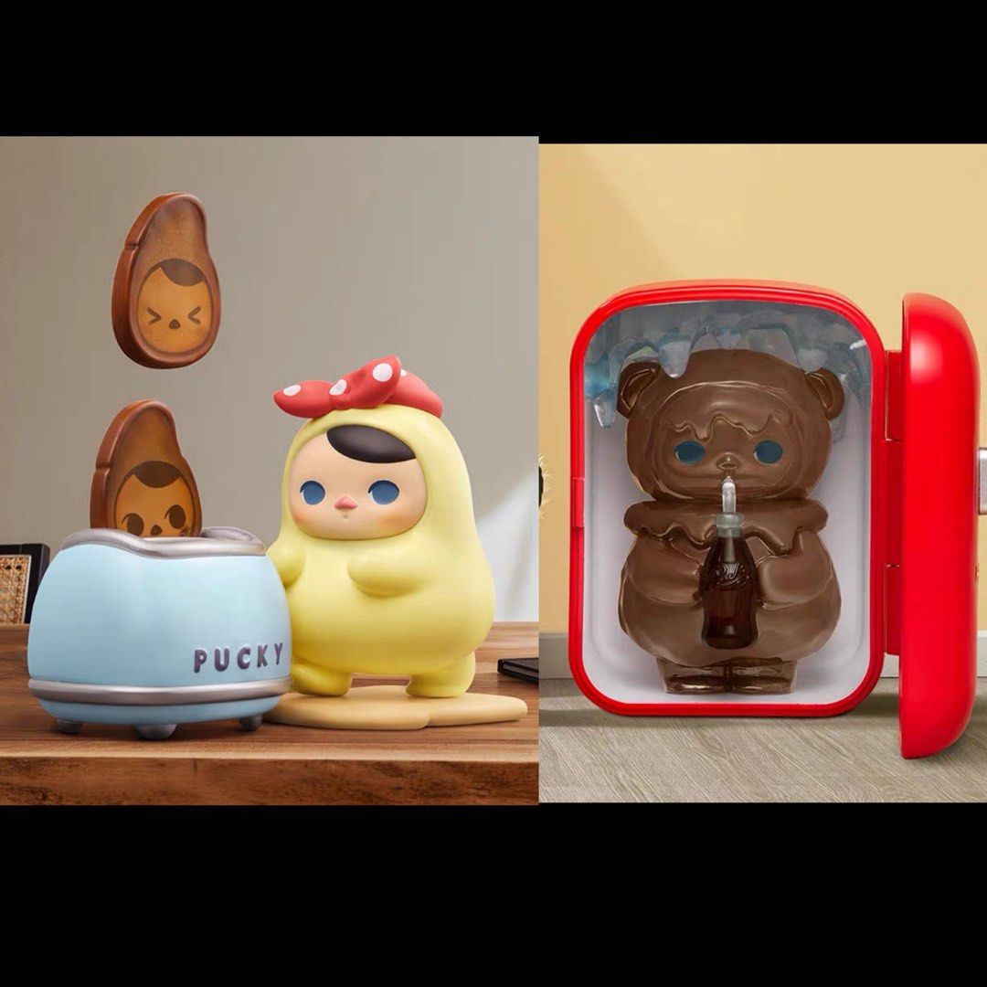 PUCKY HOME TIME SERIES POPMART / FULL SET / SINGLE BLIND BOX / ABLE TO ...