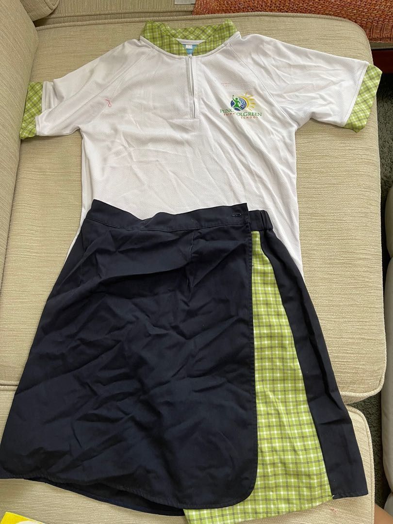 Punggol green primary school uniform, Women's Fashion, Dresses & Sets ...