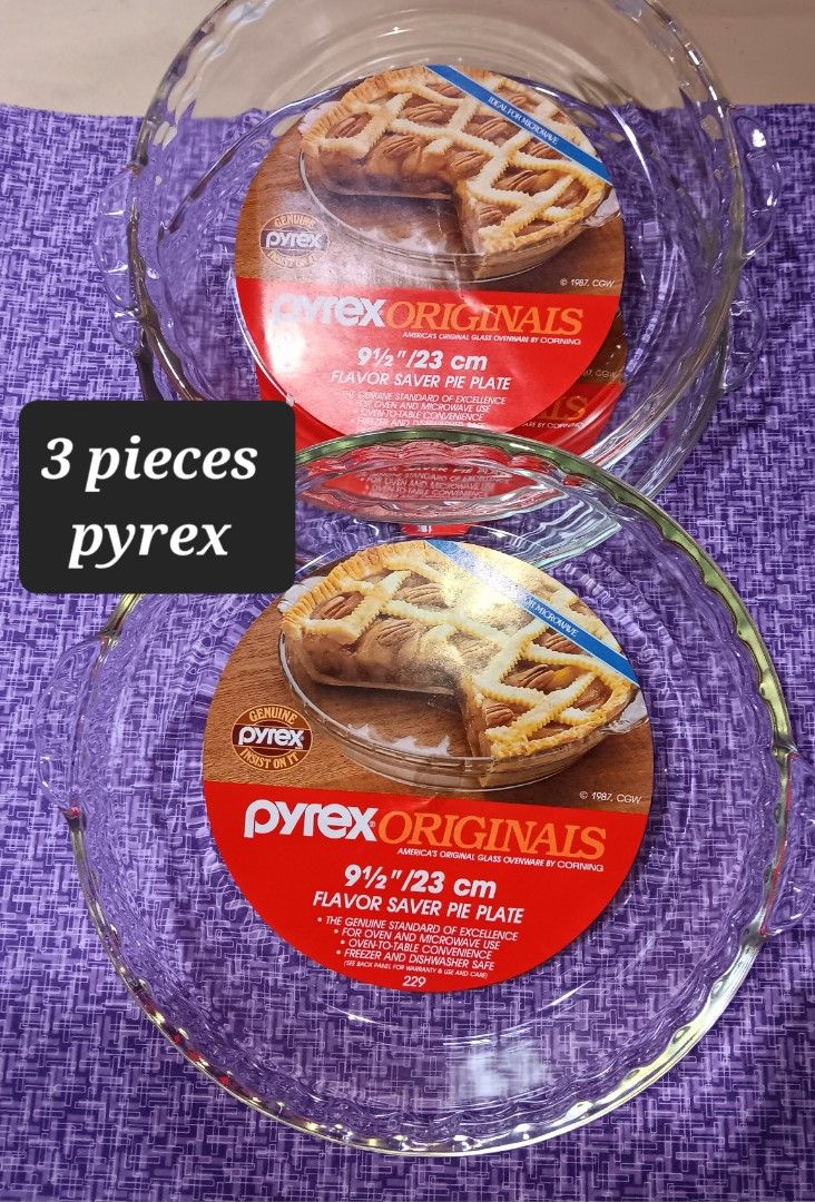 Pyrex Pie Plate, Furniture & Home Living, Kitchenware & Tableware ...