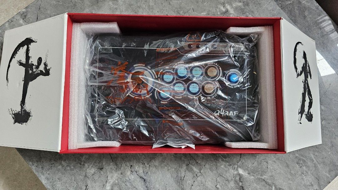 Qanba Q4RAF Fighting stick w/presentation box, Video Gaming, Gaming ...