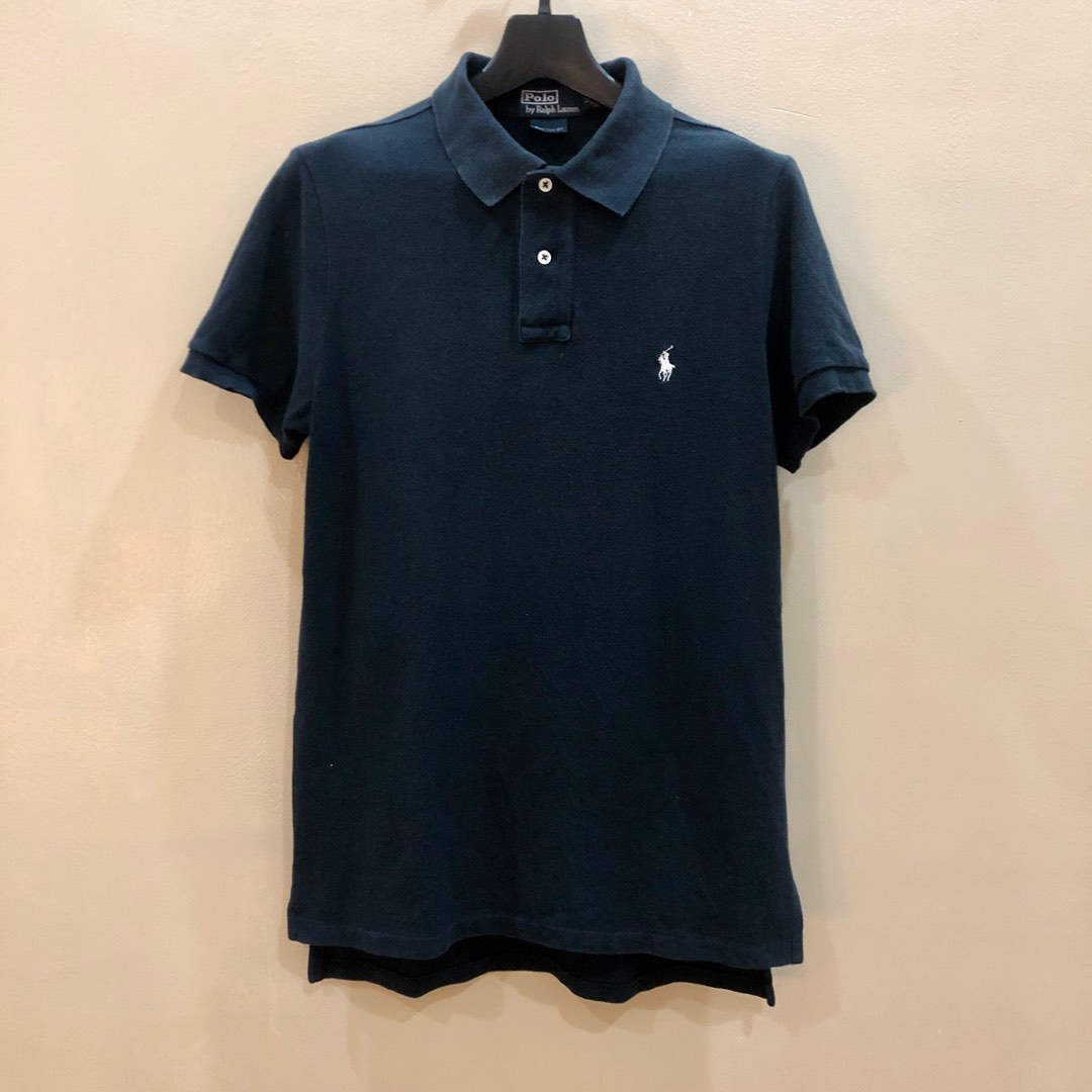 Ralph Lauren Black Polo Shirt RL, Men's Fashion, Tops & Sets, Tshirts & Polo Shirts on Carousell