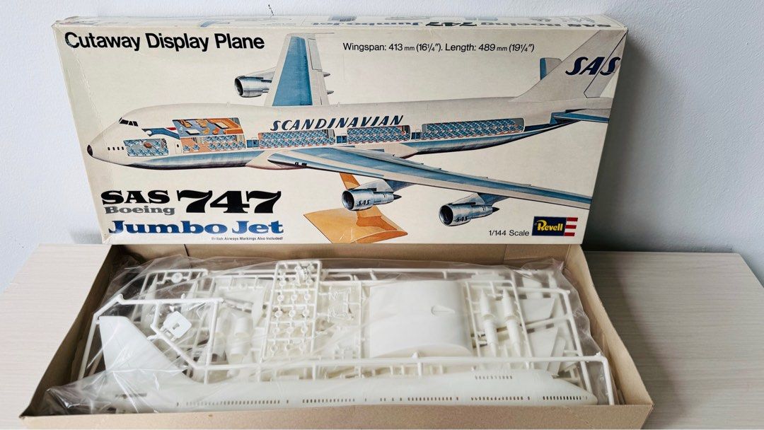 Rare antique model kit from Revell 50 years anniversary edition of 1: ...