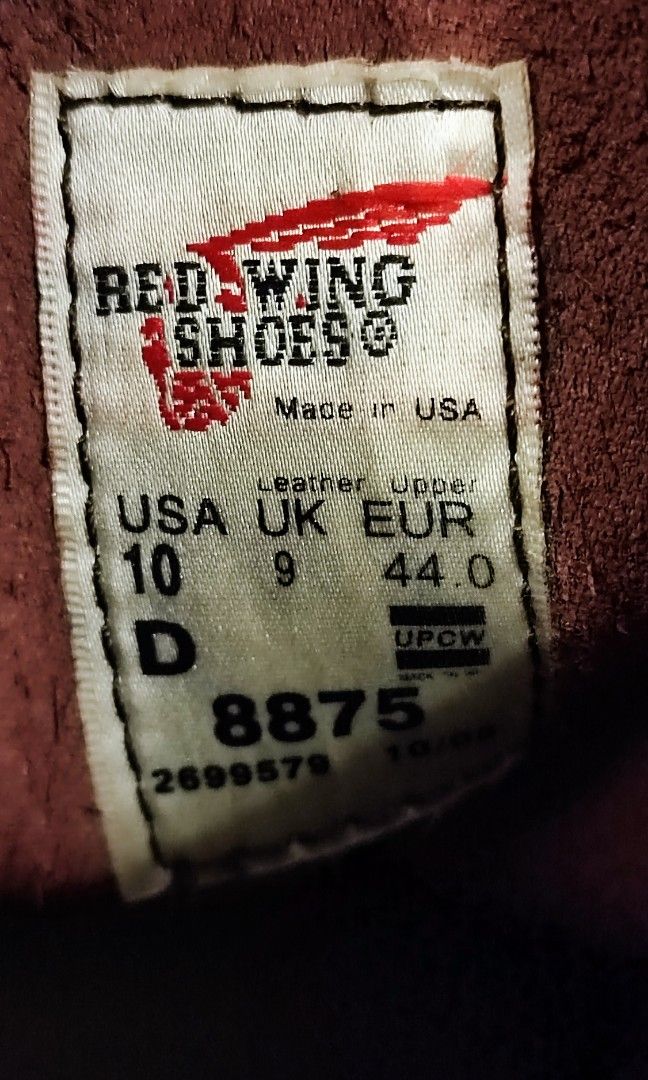 Red Wing Heritage 8875 Classic Moc Toe Men's 6-inch Leather Boot UK9 US10 EU44 Brand New in Box ...