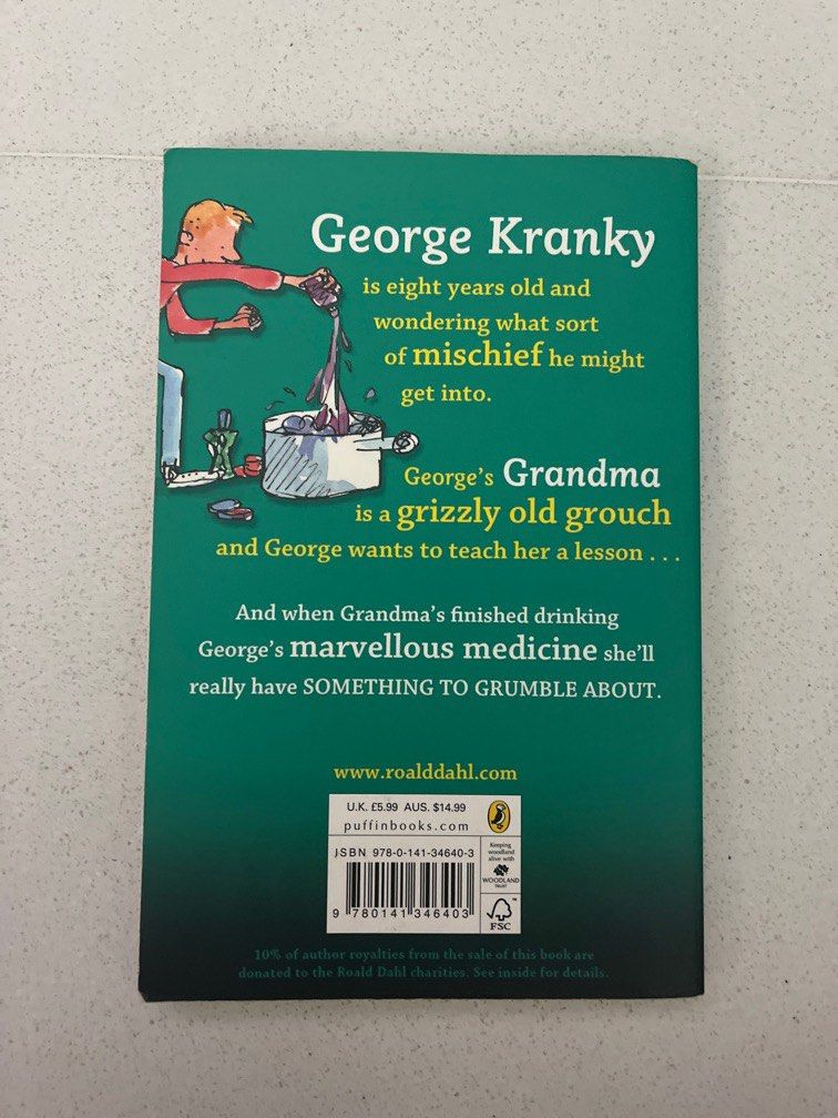 Roald Dahl George’s Marvellous Medicine, Hobbies & Toys, Books ...
