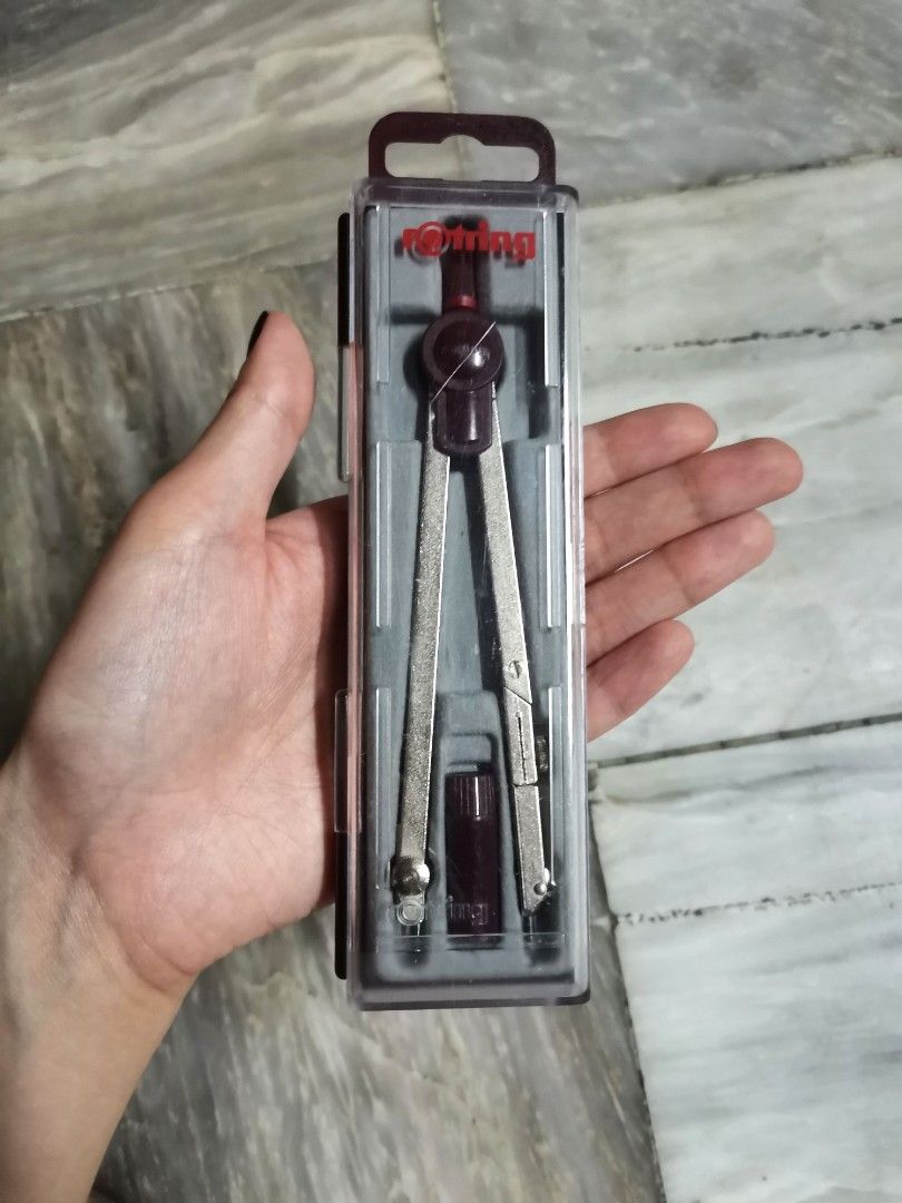 Rotring Compass and Adaptor (2 in 1 Set), Hobbies & Toys, Stationary ...