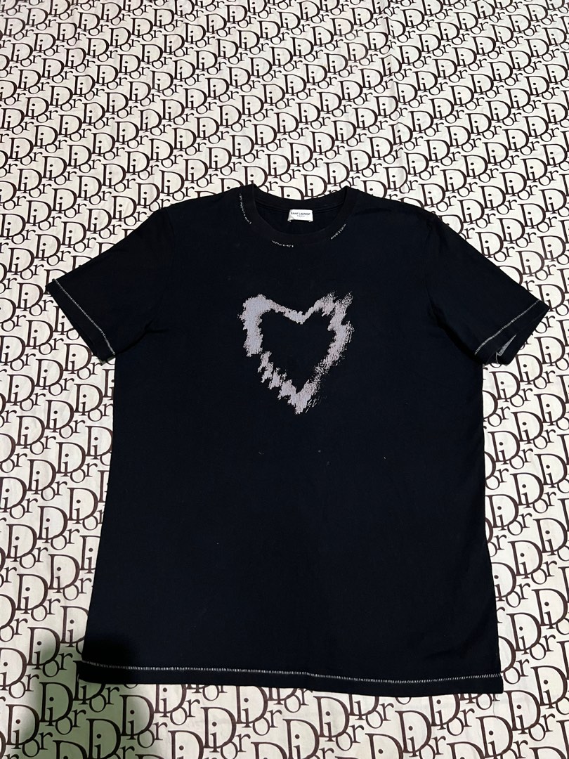 Saint Laurent Paris ( Heart Logo ), Luxury, Apparel on Carousell