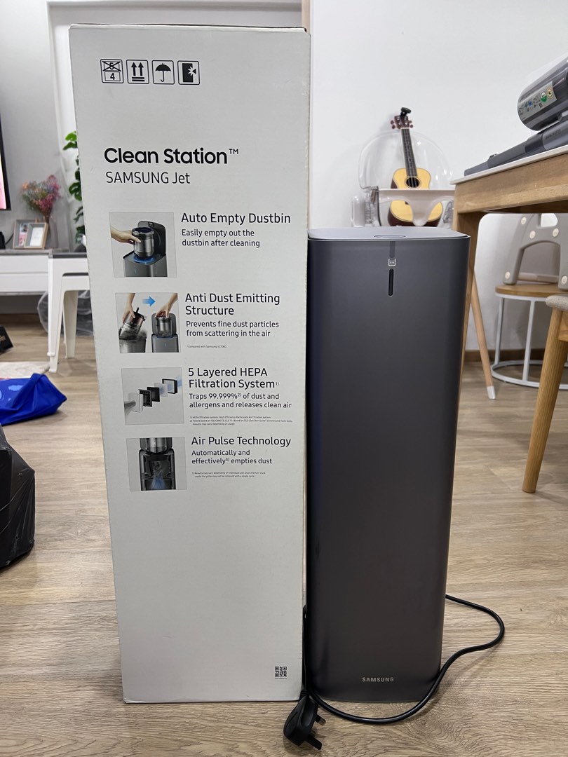 Samsung Jet Clean Station (Grey), TV & Home Appliances, Vacuum Cleaner ...