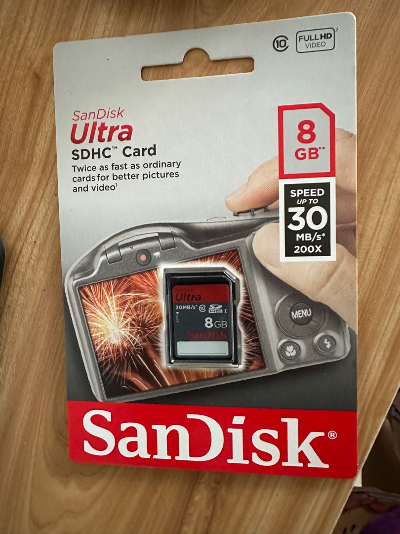 SanDisk 8 GB speed up to 30 mb, Photography, Photography Accessories, Other Photography ...