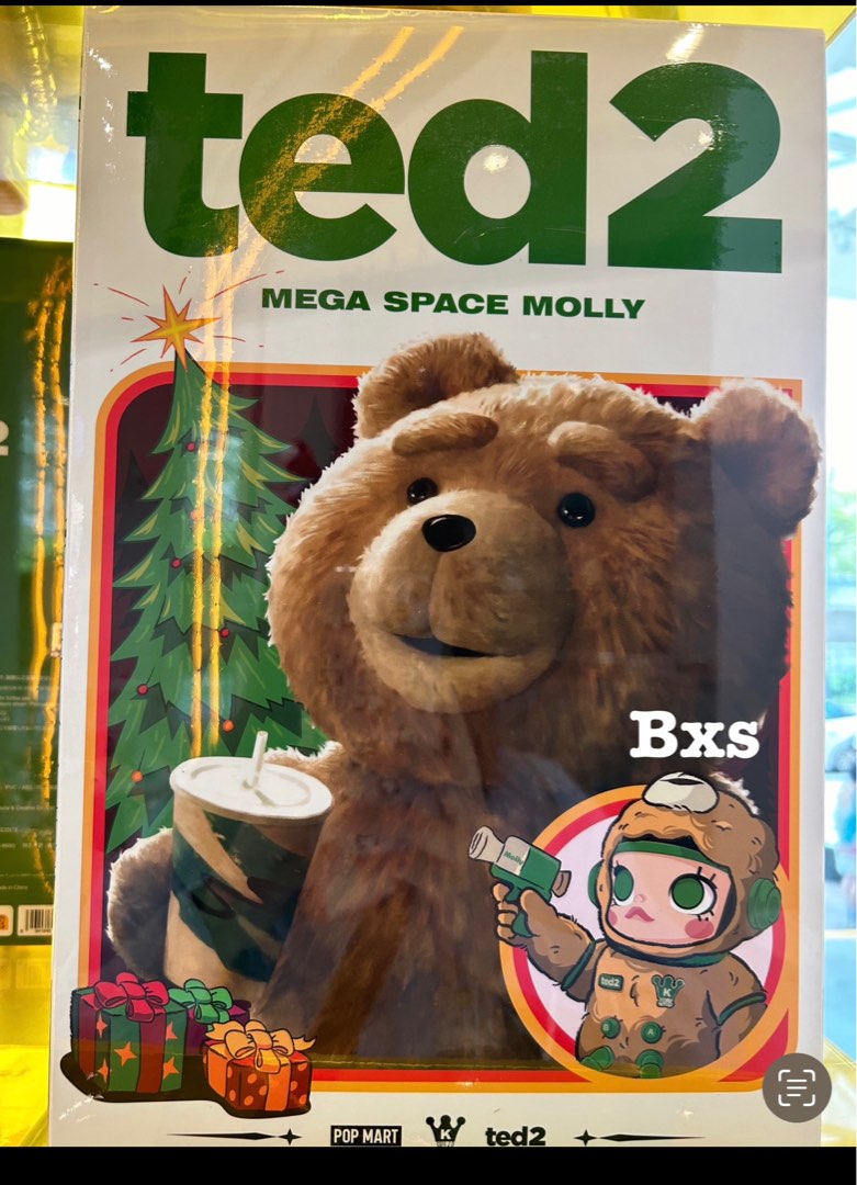Sealed Instocks - Authentic Popmart Ted 2 - Mega Space Molly 400% ...