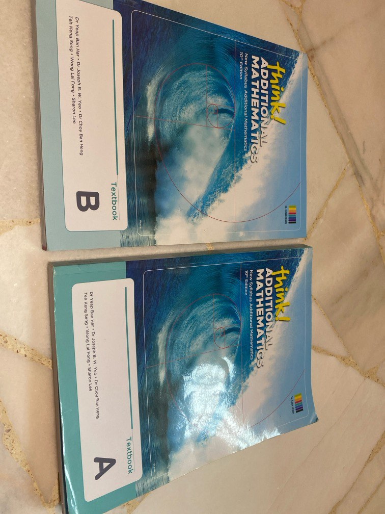 Secondary 4 Additional Mathematics textbook, Hobbies & Toys, Books ...