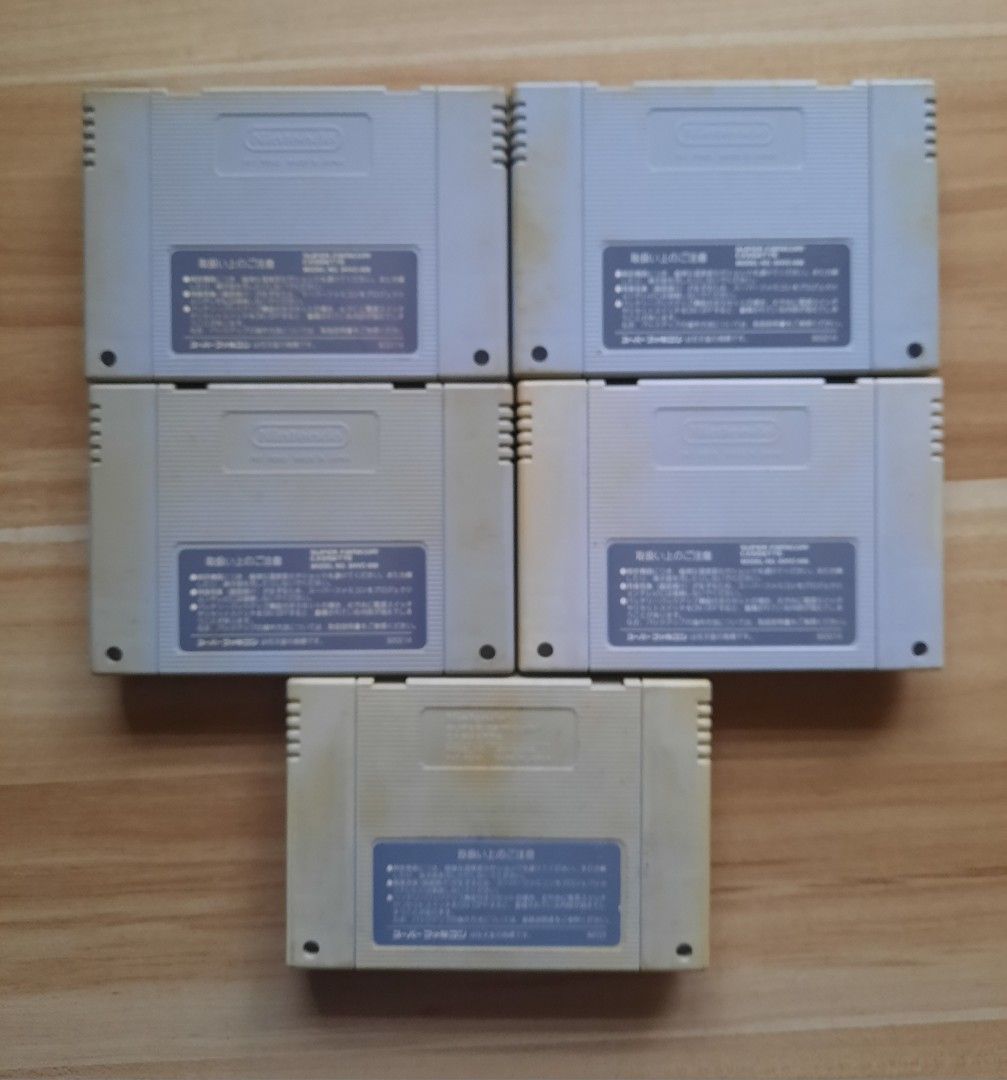 SFC Bundle Carts, Video Gaming, Video Games, Nintendo on Carousell