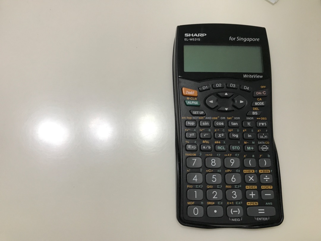 SHARP EL-W531S scientific calculator, Hobbies & Toys, Stationery ...