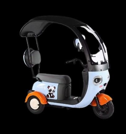 Sheltered 48v 20Ah PMA Panda Mobility Electric Scooter 3 Seats Storage ...