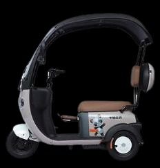 Sheltered 48v 20Ah PMA Panda Mobility Electric Scooter 3 Seats Storage ...