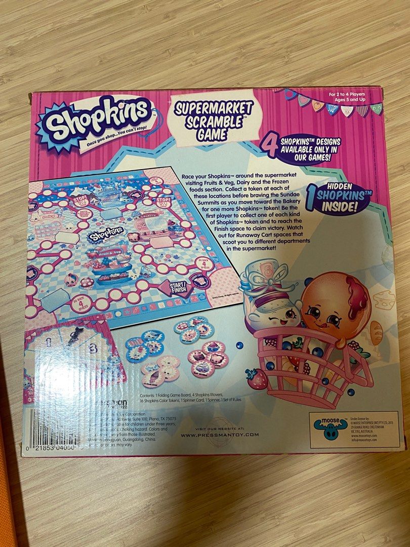 shopkins Board game, Hobbies & Toys, Toys & Games on Carousell