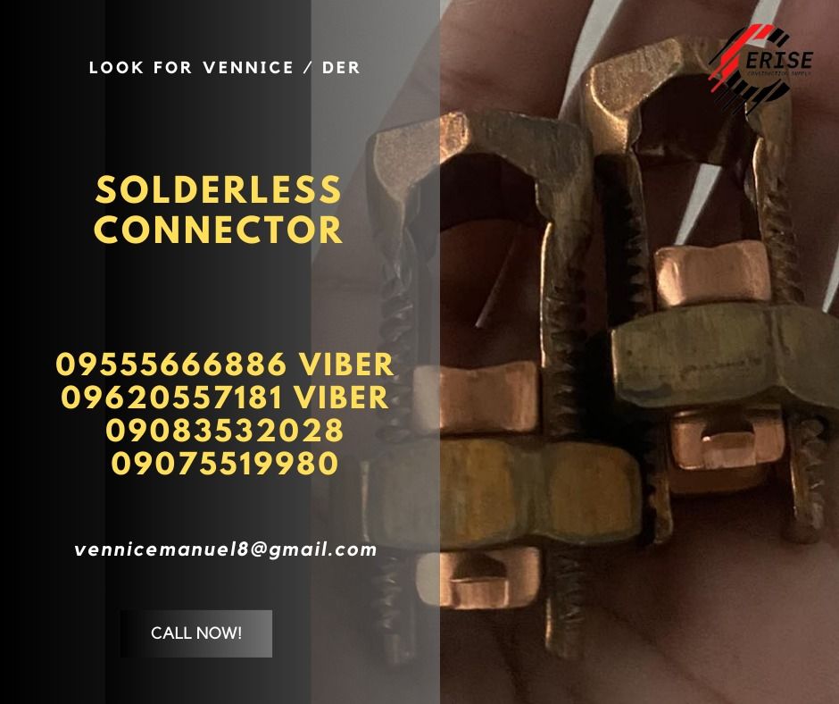 Solderless Connector Commercial And Industrial Construction Tools And Equipment On Carousell