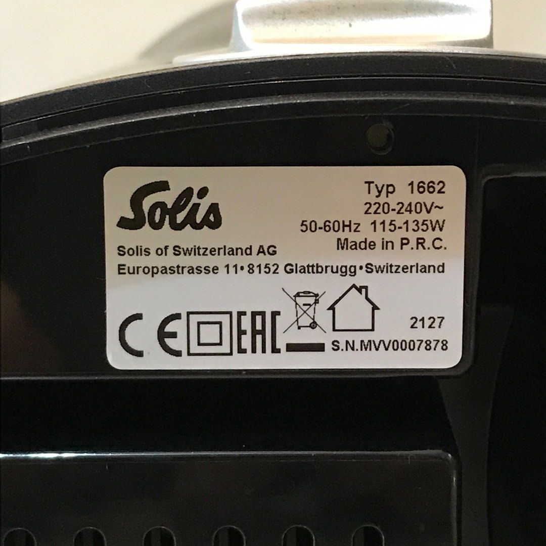 Solis Scala Zero Static Coffee Grinder, TV & Home Appliances, Kitchen ...