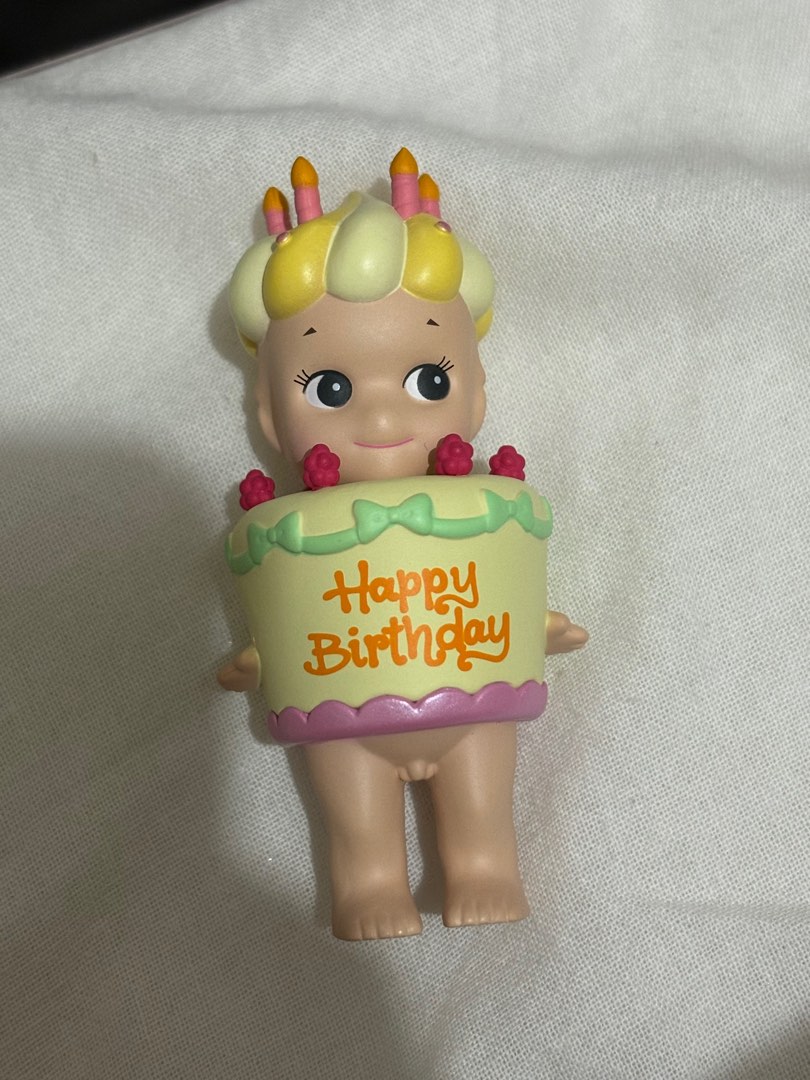 SONNY ANGEL HAPPY BIRTHDAY SERIES LEMON CAKE, Hobbies & Toys, Toys ...