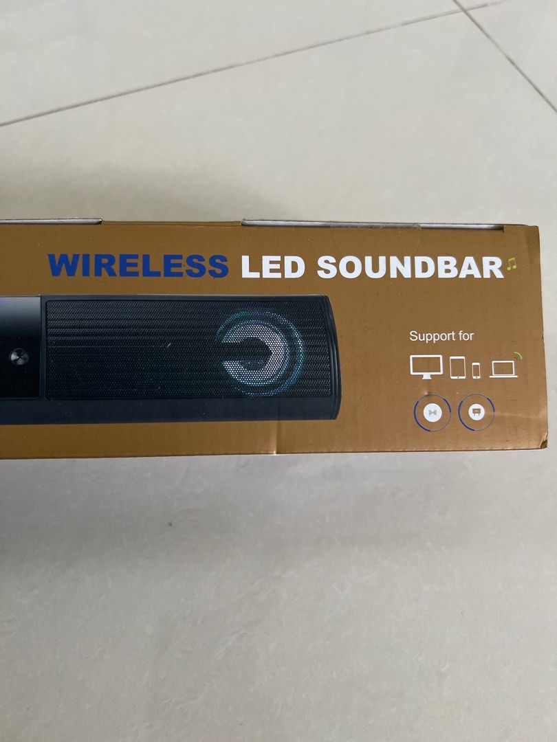 Soundwave soundbar LED Bluetooth, Computers & Tech, Parts & Accessories ...
