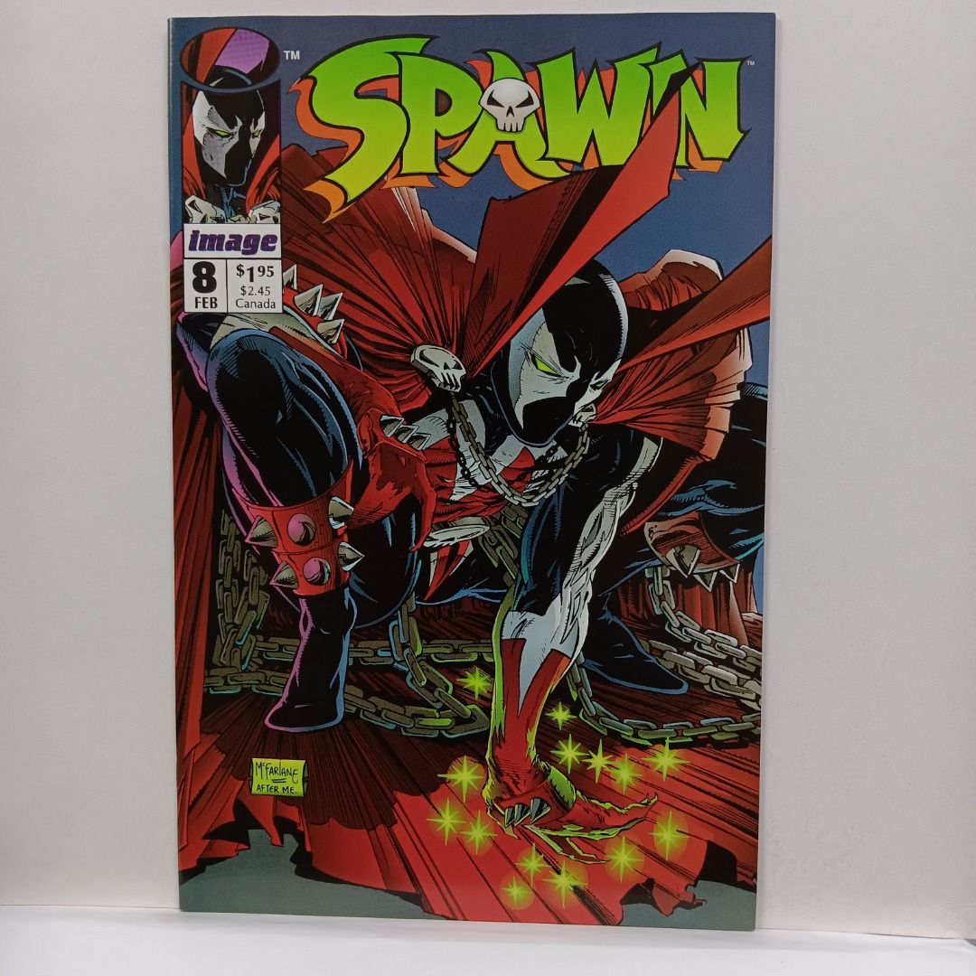 Spawn #8. VF/NM. 1st Vindicator, iconic Mcfarlane cover., Hobbies ...