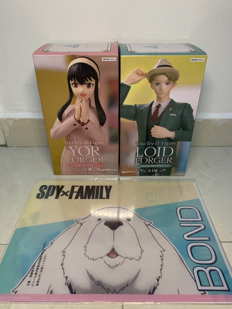 Spy x Family Trio-Try-It Yor & Loid Forger Figure, Everything Else on Carousell
