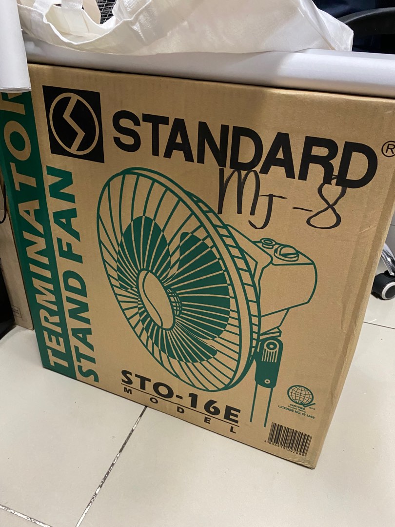 Standard stand fan, Furniture & Home Living, Lighting & Fans, Fans on ...