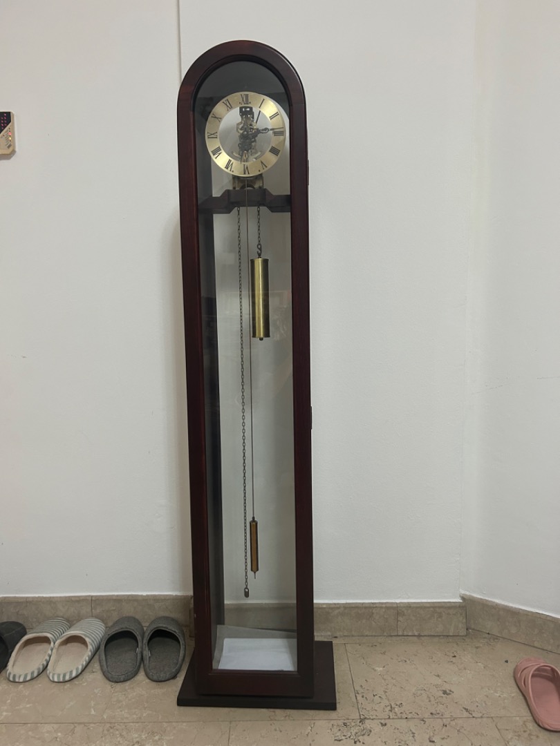 Standing Vintage clock, Furniture & Home Living, Home Decor, Clocks on ...